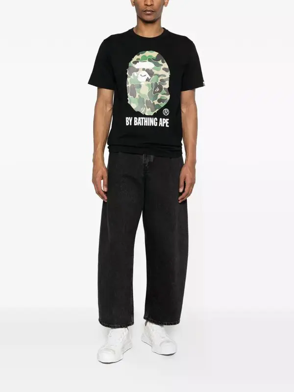 A BATHING APE Abc Camo T-shirt - Black