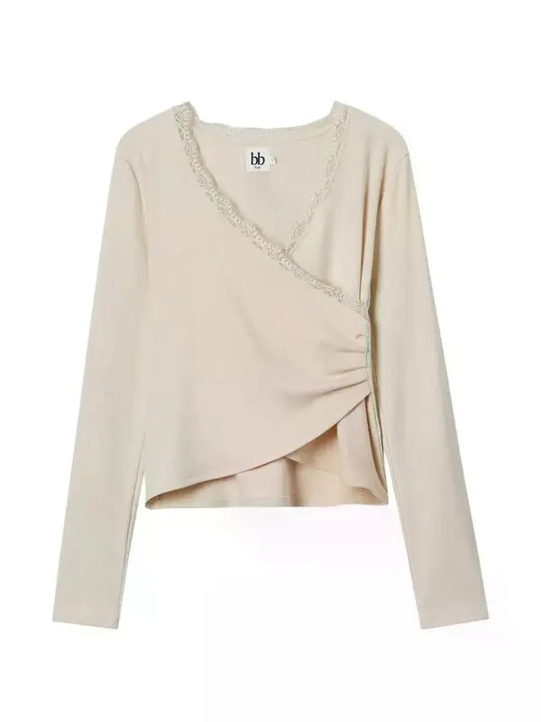B+AB Lace-trimmed Top