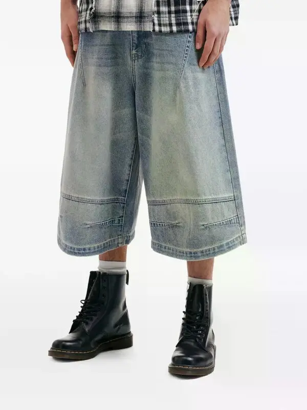 FIVE CM Panelled Denim Shorts