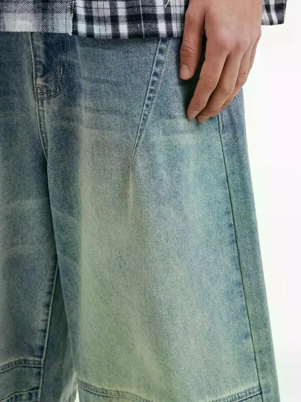 FIVE CM Panelled Denim Shorts