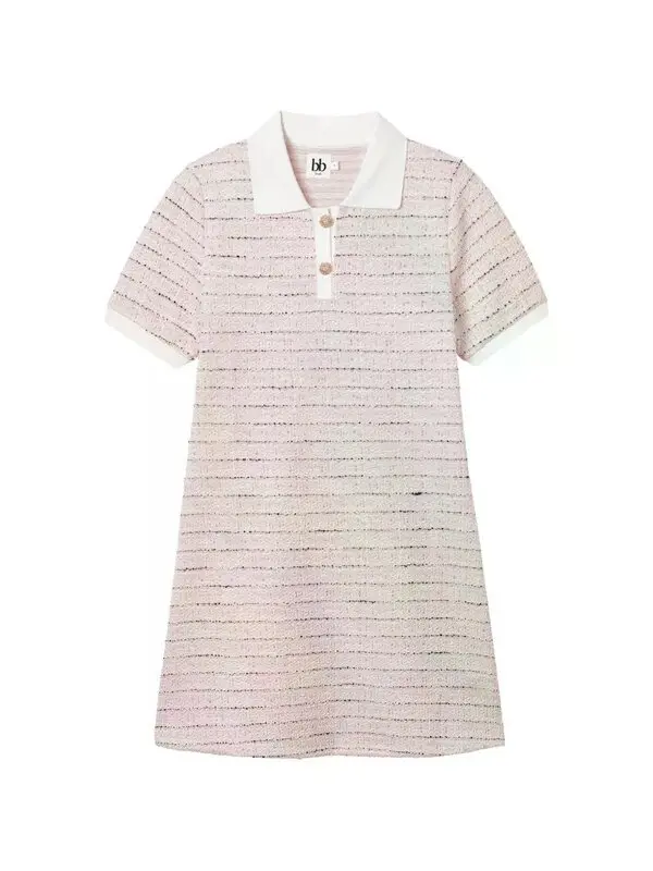 B+AB Polo-collar Mini Dress