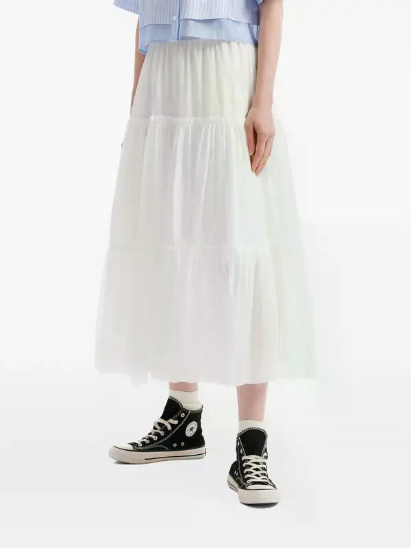TOUT A COUP Tout À Coup Tiered Midi Skirt