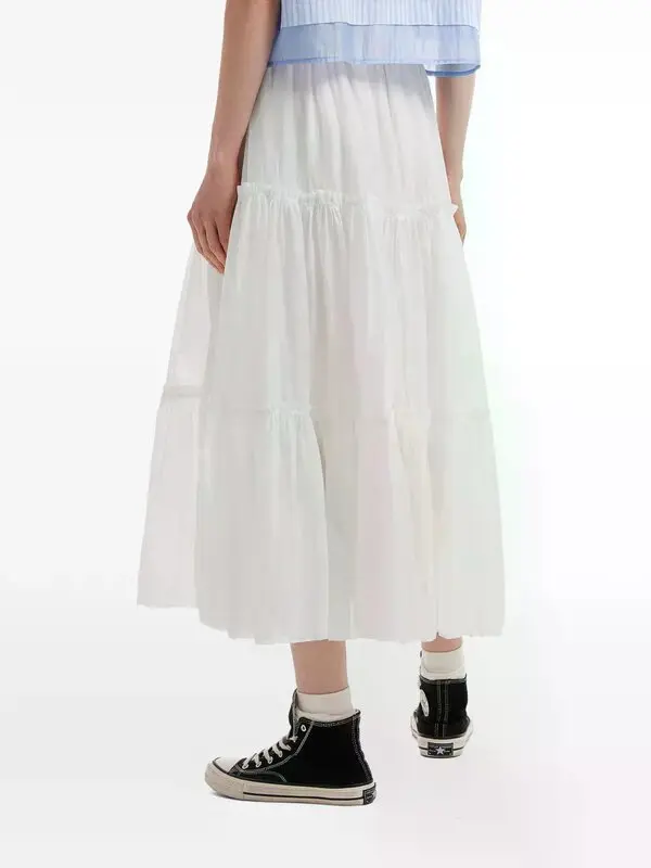 TOUT A COUP Tout À Coup Tiered Midi Skirt