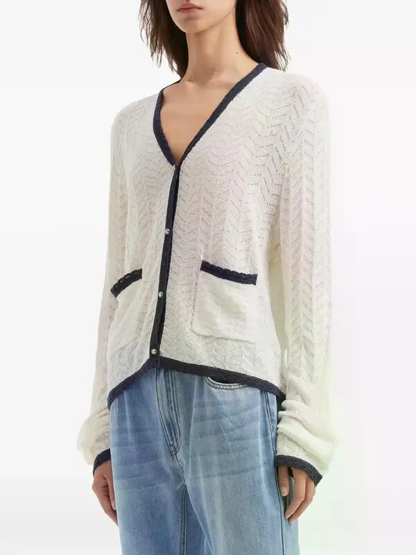 B+AB V-neck Button-up Cardigan