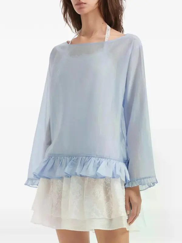 B+AB Lace Ruffled Playsuit