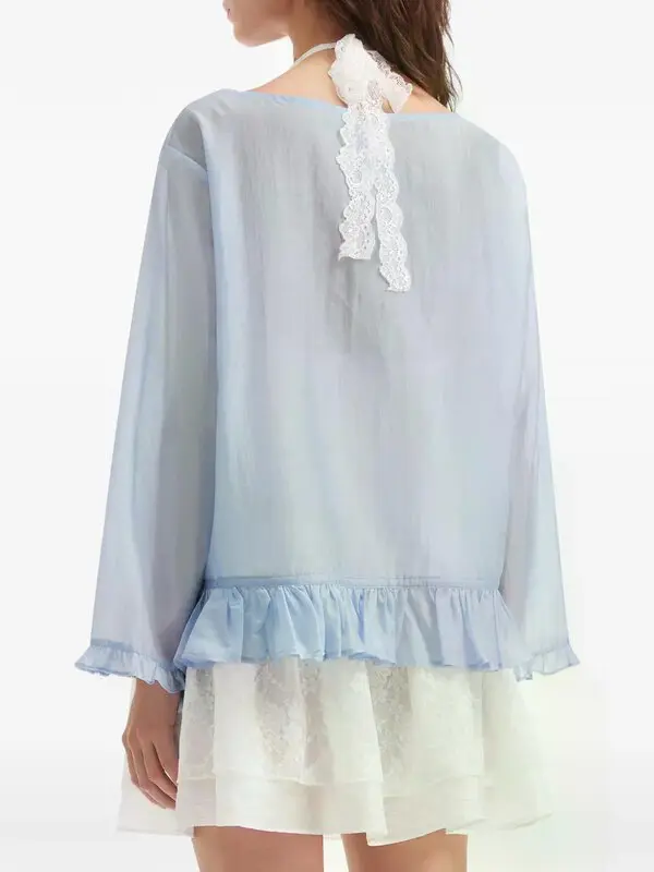 B+AB Lace Ruffled Playsuit