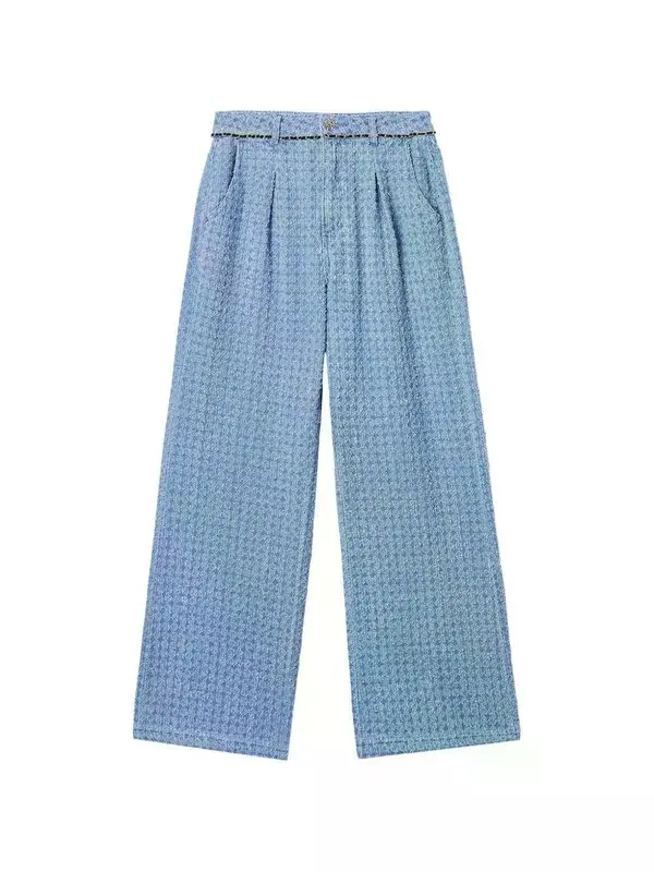 B+AB Textured Pleated Trousers