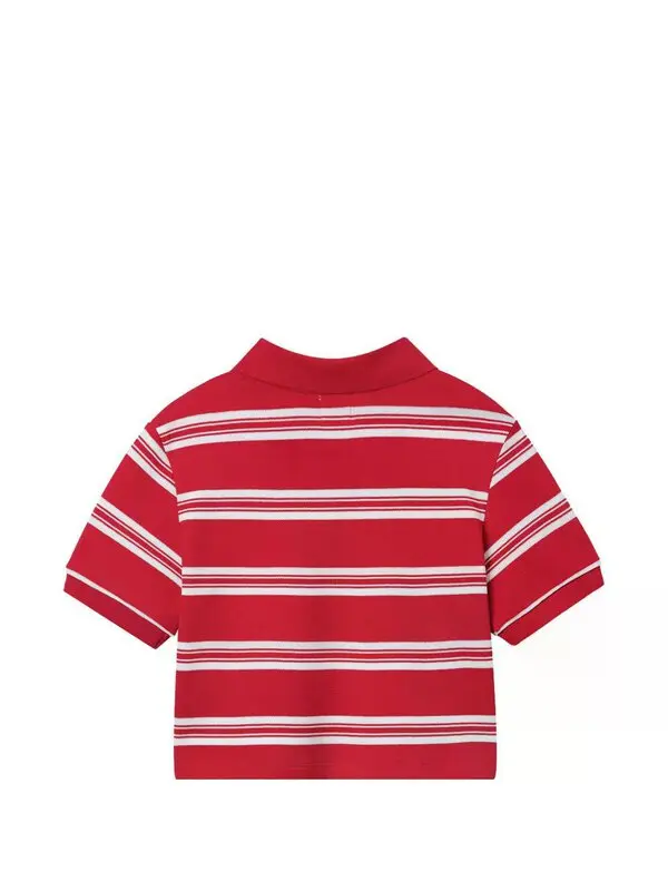 B+AB Striped Polo Top - Red