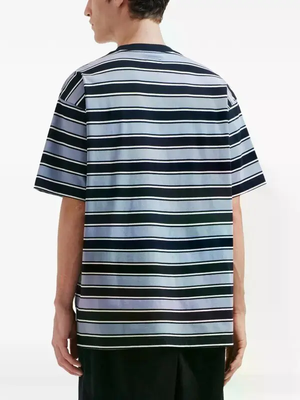 Izzue Striped Patch T-shirt