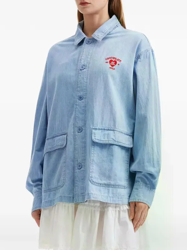 CHOCOOLATE Button-up Denim Shirt