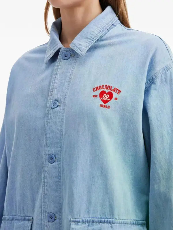 CHOCOOLATE Button-up Denim Shirt