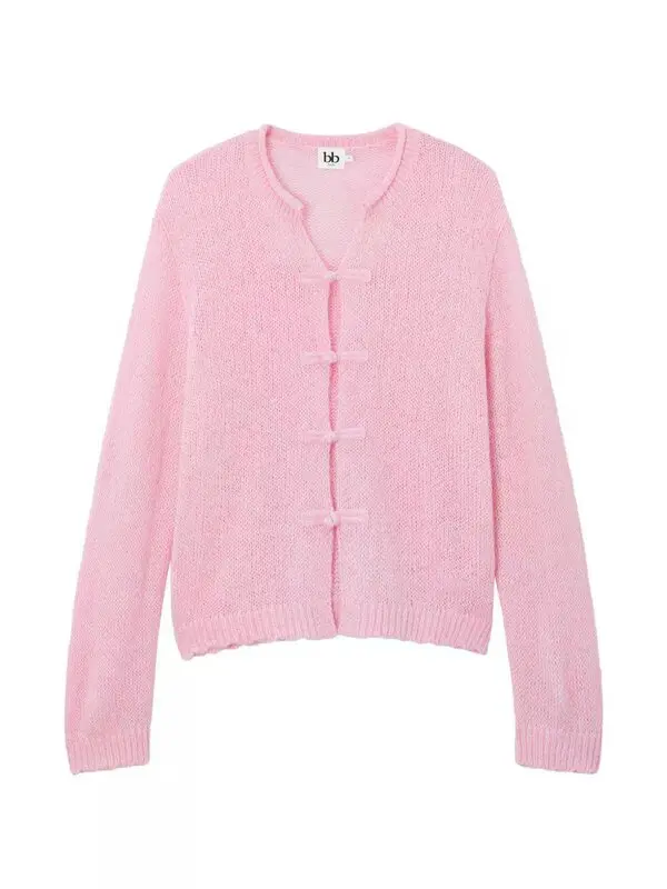 B+AB Buttoned Cardigan - Pink
