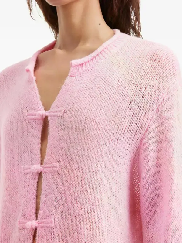 B+AB Buttoned Cardigan - Pink