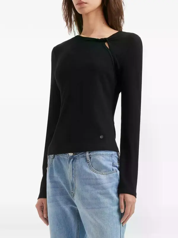 B+AB Twisted Cut-out Top