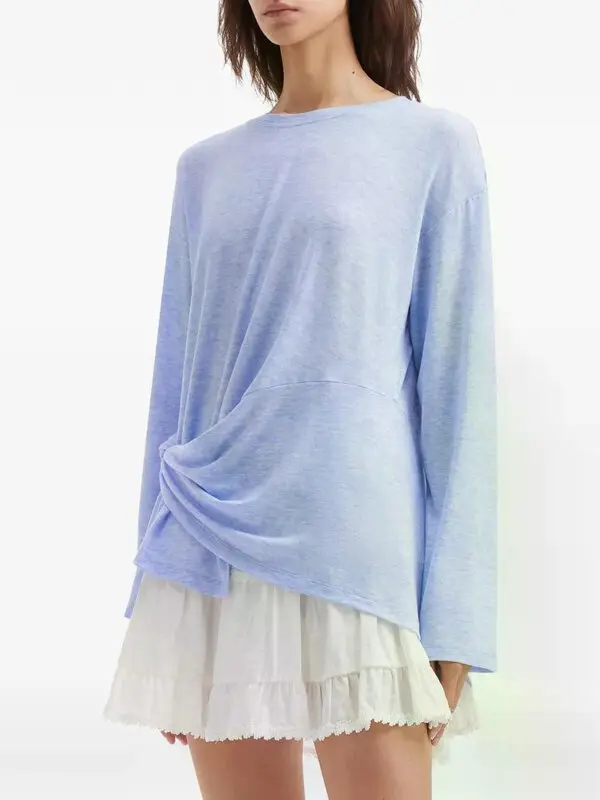 B+AB Knot Asymmetric Top - Blue