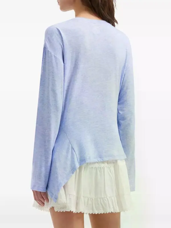 B+AB Knot Asymmetric Top - Blue