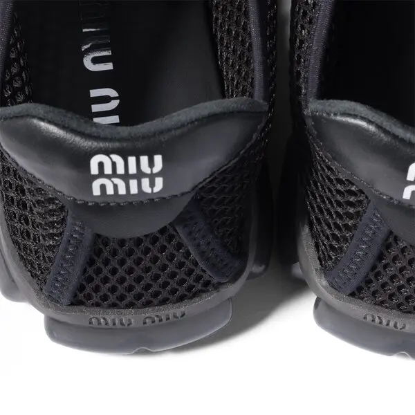 Miu Miu Technical Mesh Fabric Sneakers