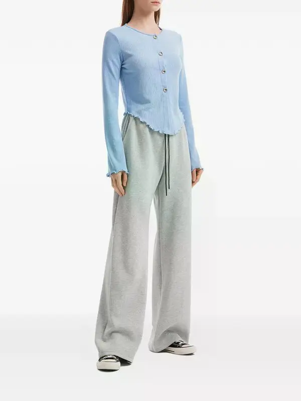 TOUT A COUP Drawstring Track Pants - Grey