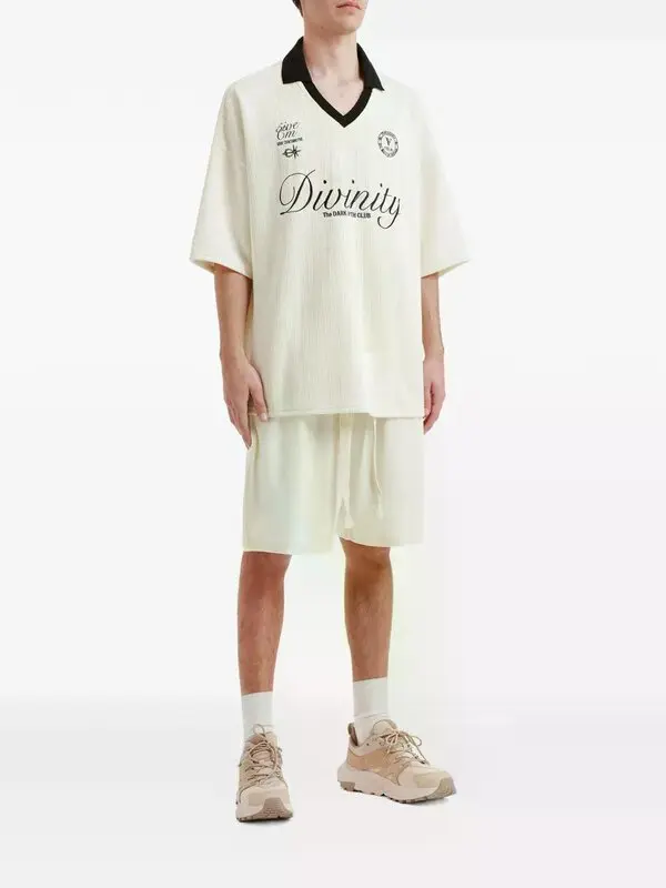 FIVE CM V-neck Short-sleeved T-shirt - Neutrals