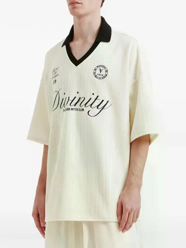FIVE CM V-neck Short-sleeved T-shirt - Neutrals