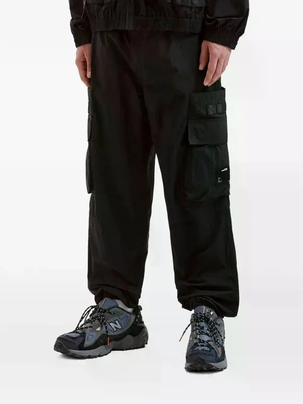 Izzue Cargo-pocket Trousers - Black