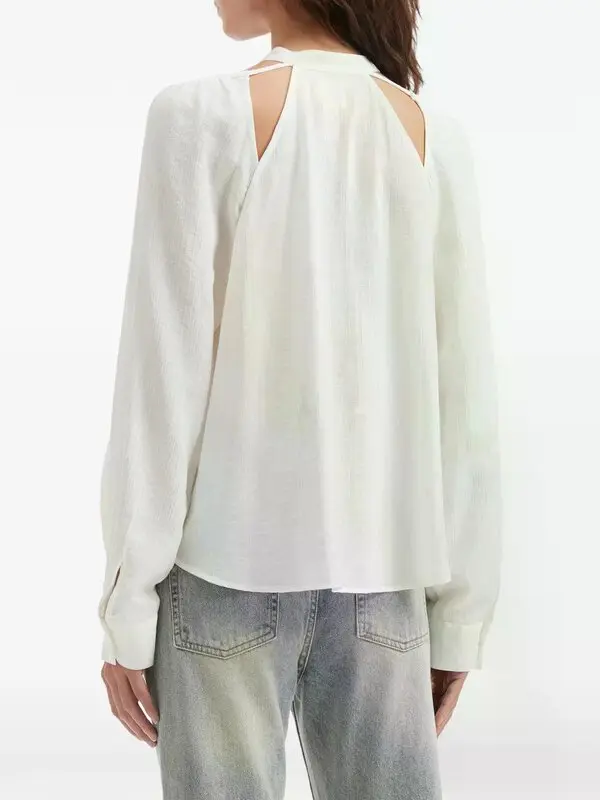 B+AB Cut-out Long-sleeve Shirt - White