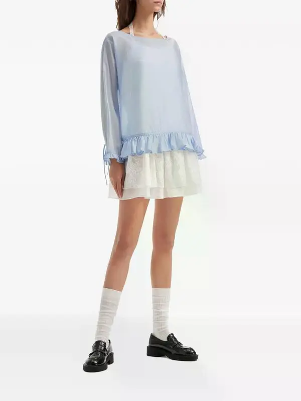 B+AB Lace Ruffled Playsuit