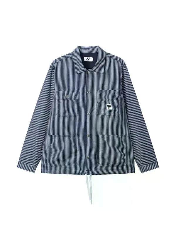 Izzue Striped Patch Jacket