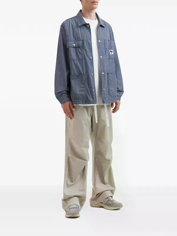 Izzue Striped Patch Jacket