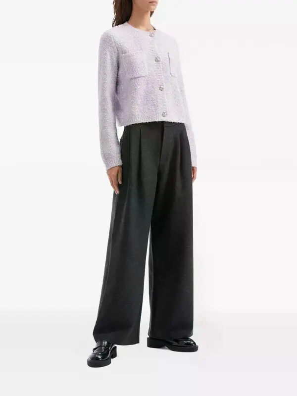 B+AB Pleated Wide-leg Trousers