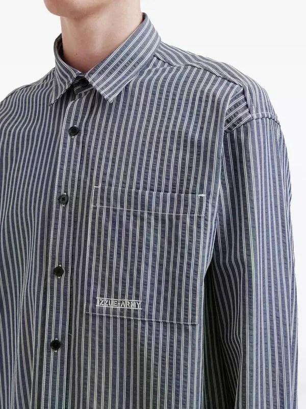 Izzue Striped Pocket Shirt