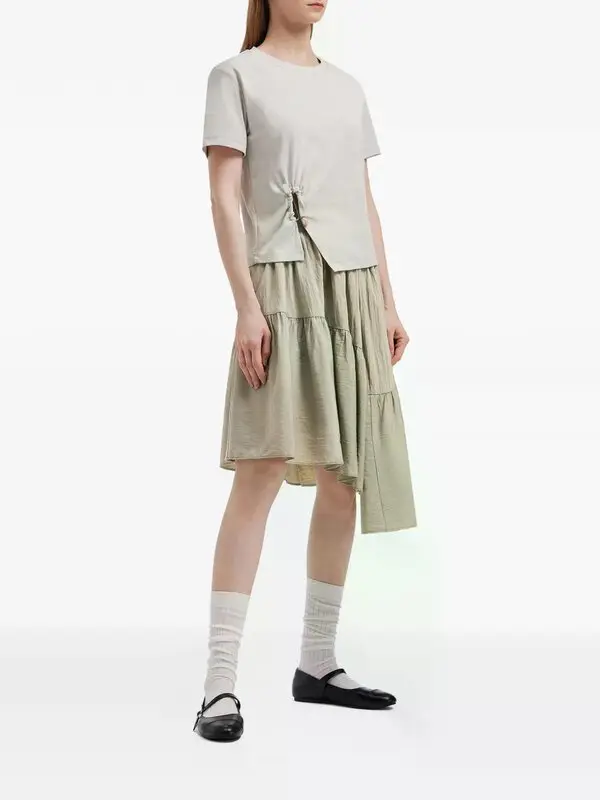 B+AB Ruffled Asymmetric Skirt