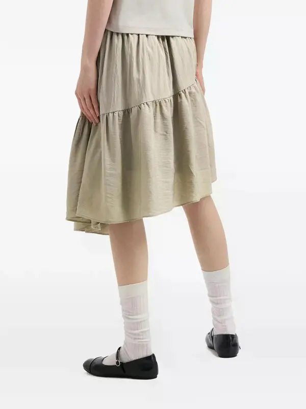 B+AB Ruffled Asymmetric Skirt
