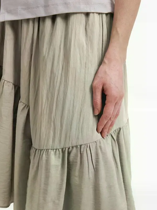 B+AB Ruffled Asymmetric Skirt