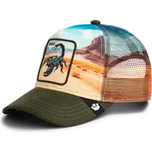 GOORIN BROS Scorpion Embroidered Trucker Hat - Palm