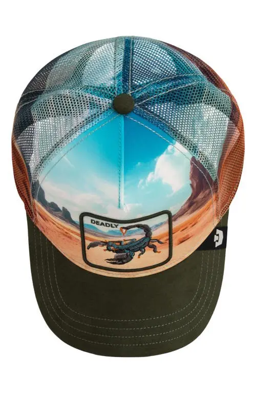 GOORIN BROS Scorpion Embroidered Trucker Hat - Palm