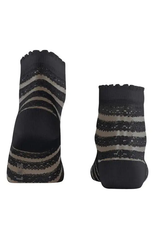 Falke Stripe Border Lace Ankle Socks