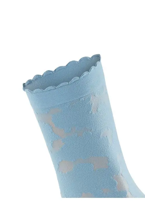 Falke Hydrangea 20 Denier Dress Socks - Sky Blue