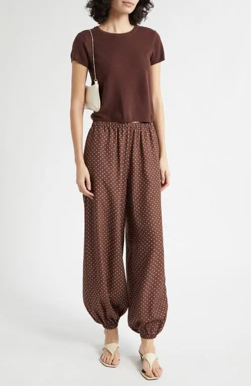 Posse Knit Merino Wool & Cashmere T-shirt - Chocolate