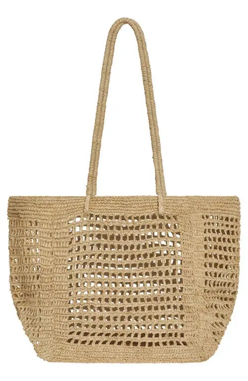 Vitamin A® Ora Raffia Tote - Natural