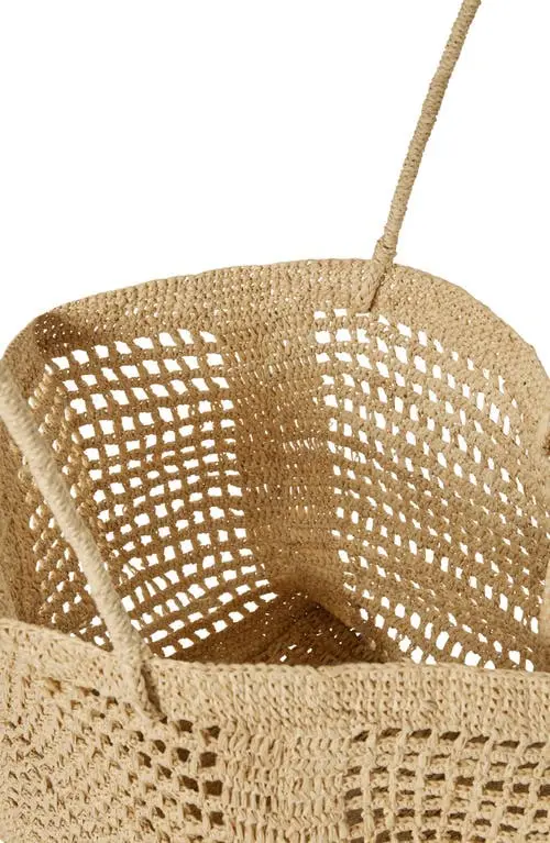 Vitamin A® Ora Raffia Tote - Natural