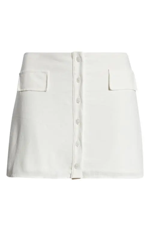 BELLA VENICE The Gracie Linen Blend Miniskirt