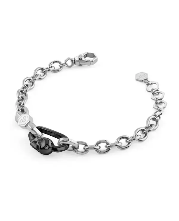 Philipp Plein Plein Edge Cable Chain Bracelet - Two Tone