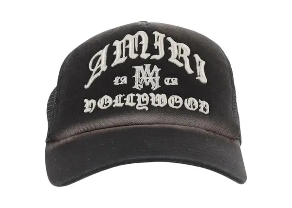 Amiri Hollywood Trucker Cap - Black