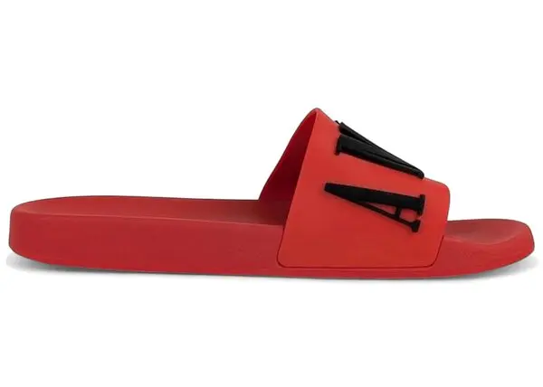 Amiri Pool Slide - Red/black