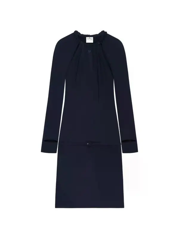 COURREGES Cut-out Jersey Dress - Blue
