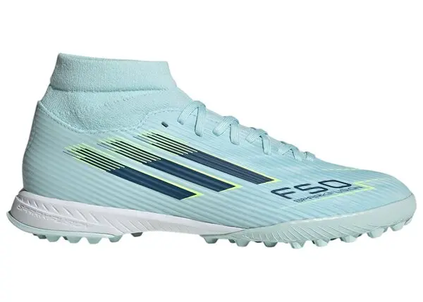 Adidas F50 Sparkfusion League Mid Cut Tf Ice Cold Precision Pack - Almost Blue/dusky Petrol/hi
