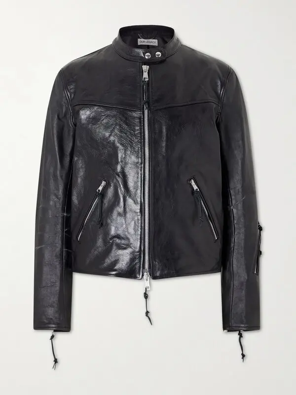 Our Legacy Yurei Leather Jacket - Black