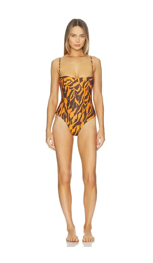 HAIGHT. Vintage Swimsuit - Mandarina Areal