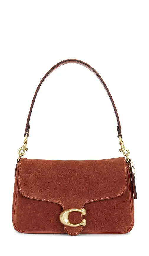 COACH Suede Soft Tabby Shoulder Bag - Clay